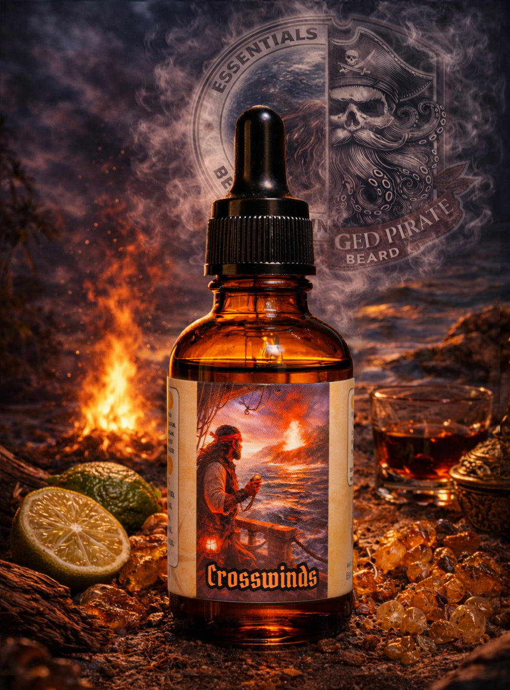 Crosswinds - Bergamot, Ozone, and Leather Beard Oil, Butter & Cologne ...